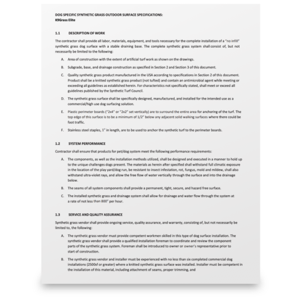 Synthetic Grass for Dogs | K9Grass - Design & Architect Resources